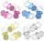 144 Mini Pacifiers Baby Shower Favor 7/8" long mixed colors ...