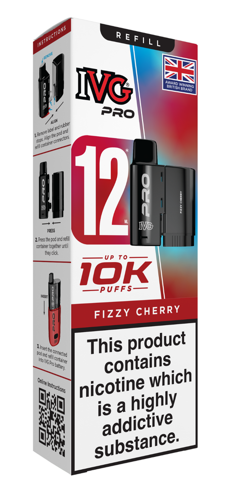 IVG Pro 12 Refill Pods | IVG Pro Refill Pods | Replaceable Prefilled ...