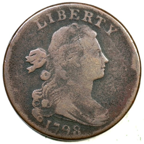 1798 S-187 R-1 Draped Bust Large Cent Coin 1c | eBay