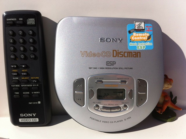 Sony Video CD Discman D-V55 CD Player Portable VCD for sale online | eBay