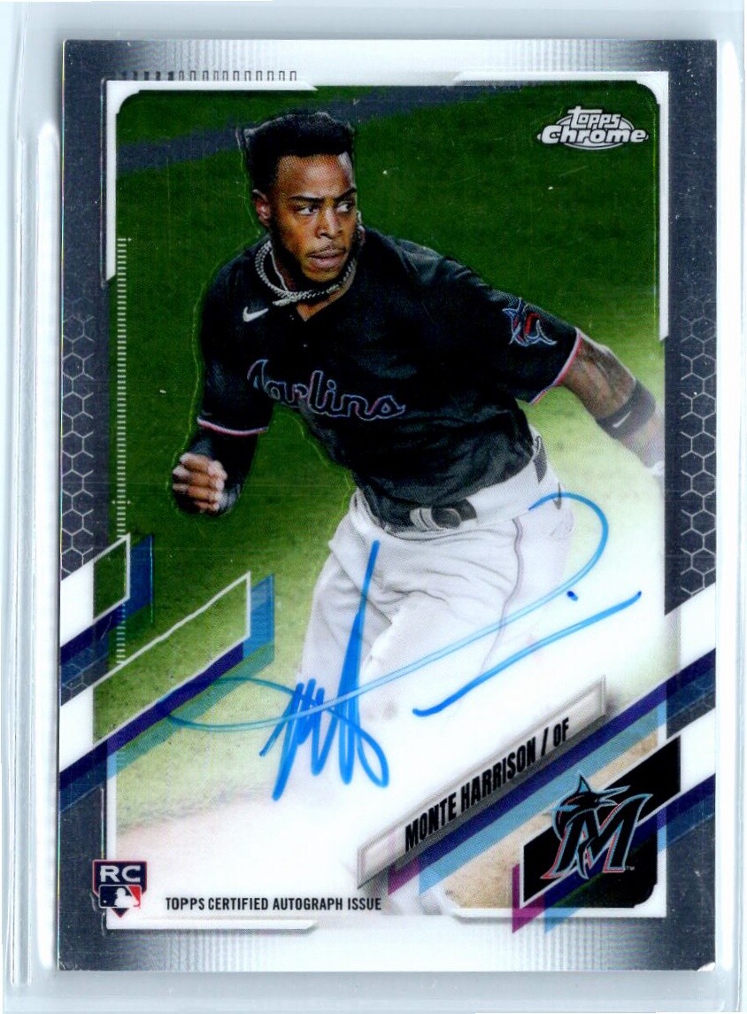 2021 Topps Chrome #RA-MH Monte Harrison Autograph | eBay