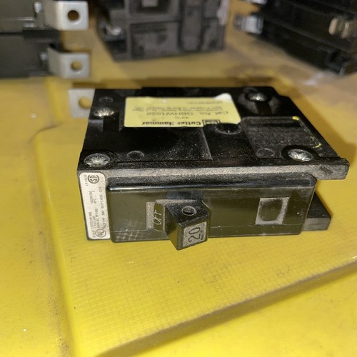 QBHW1020 CUTLER HAMMER CIRCUIT BREAKER 20AMP 1 POLE 120/240 VAC | eBay