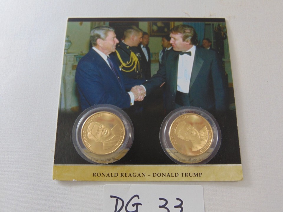 Commemorative Donald Trump & Ronald Reagan Coin Set - Collectors Set | eBay