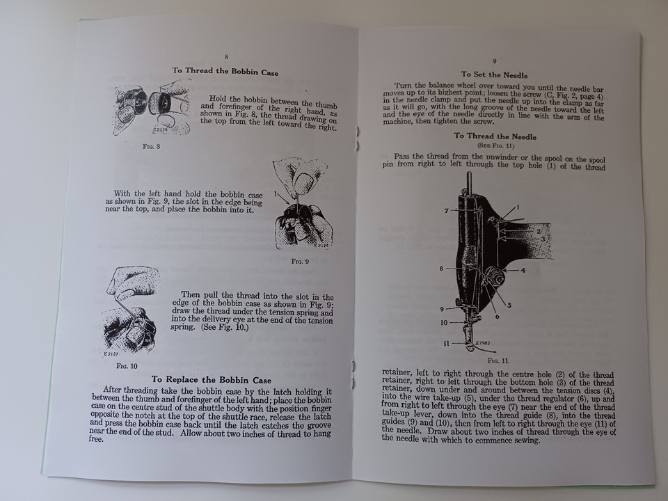 Singer 31-20 Sewing Machine Instruction Manual Reproduction | eBay