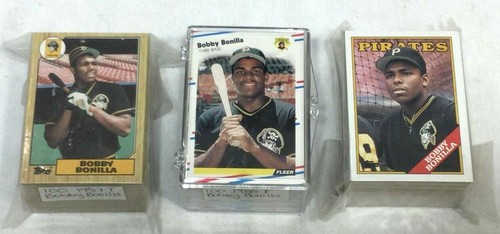 1987 Topps Baseball Bobby Bonilla Rookie Rc Card 1988 Fleer Lot 300 ...