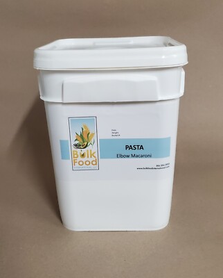 BULK Pasta, Elbo Macaroni-4 Gallons-Emergency Long-Term Storage-18#-256 ...