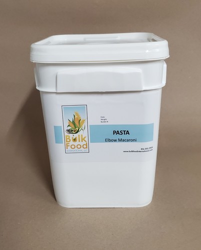 BULK Pasta, Elbo Macaroni-4 Gallons-Emergency Long-Term Storage-18#-256 ...