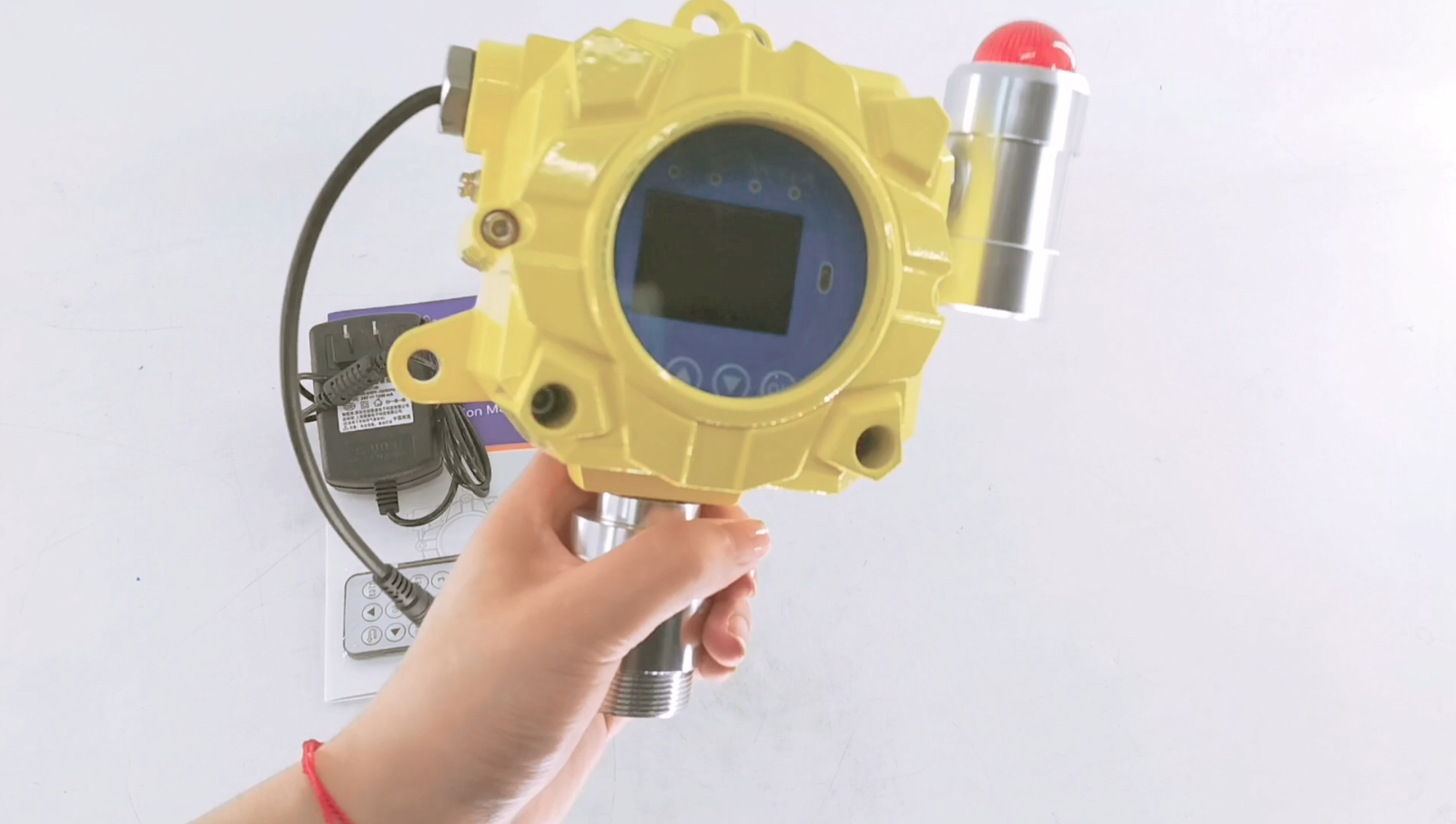 Digital O2 Monitor Fixed Oxygen Concentration Detector Monitor Range 0 ...