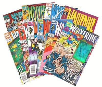 Wolverine #70-79 Lot VF-NM (1993 Marvel) 71 72 73 74 75 NM 76 77 78 4 ...