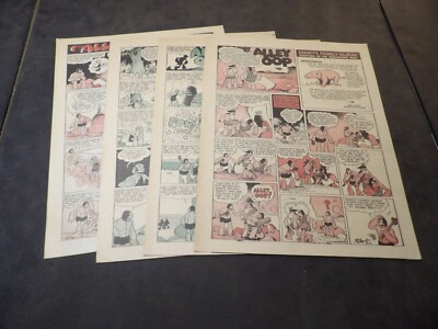 Alley Oop by VT Hamlin - Oct, 1936 - 4 Tab-Size 2-Color Sundays - Myra ...