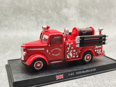 AMER 1/43 UK 1939 Bedford UK Alloy Water Fire Truck Collection Model | eBay