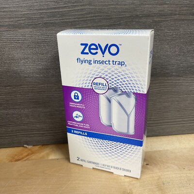 Zevo Flying Insect Trap Refill Kit 2 Pack Brand New | eBay