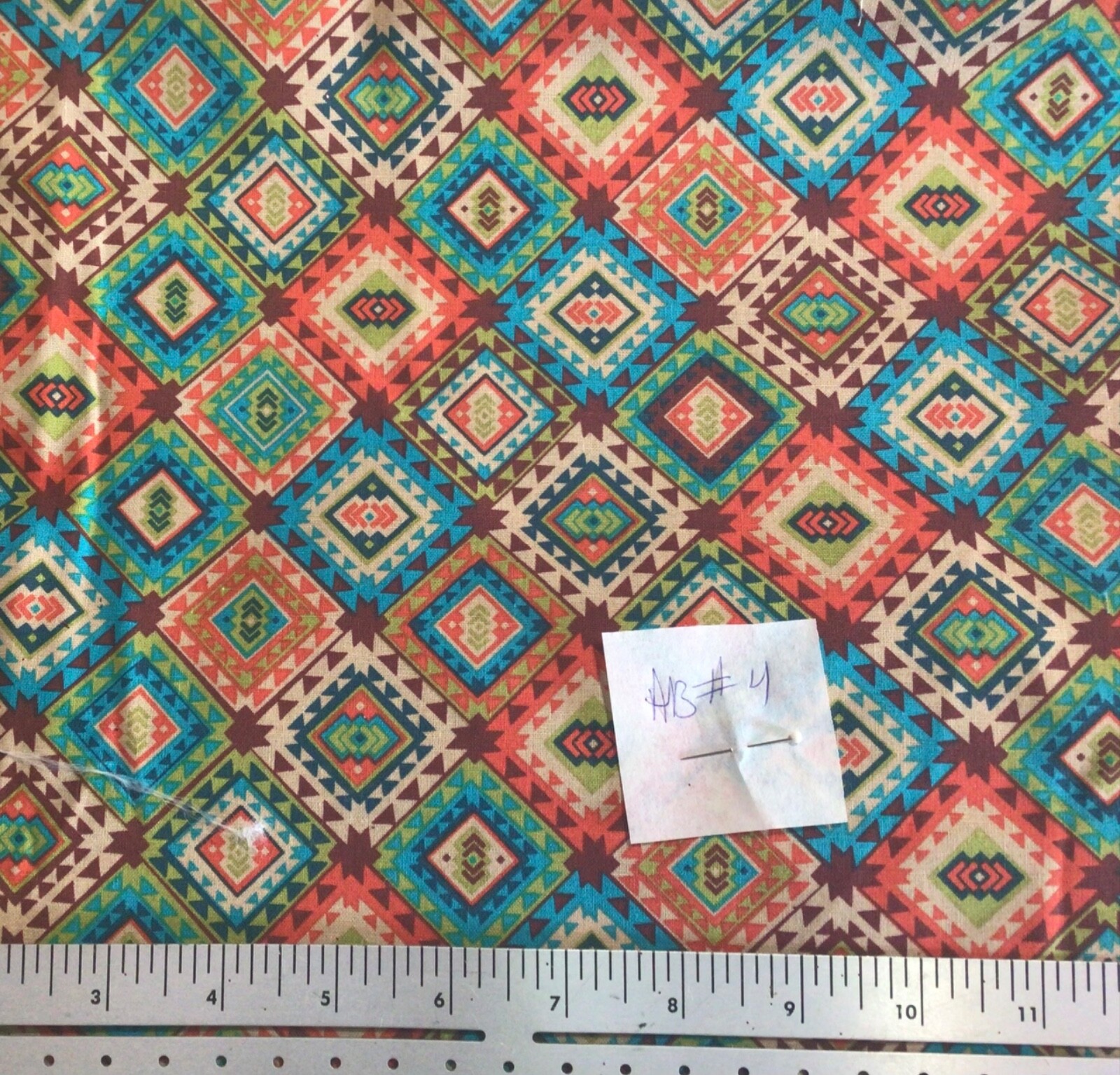 Native American Geometric Print Cotton Fabric By the yard | eBay