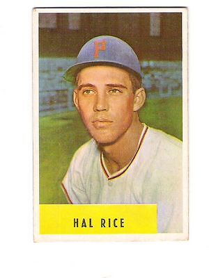 1954 Bowman #219 Hal Rice | eBay