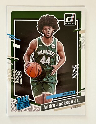 Andre Jackson Jr. 2023-24 Donruss Press Proof Rated Rookie Card No. 210 ...