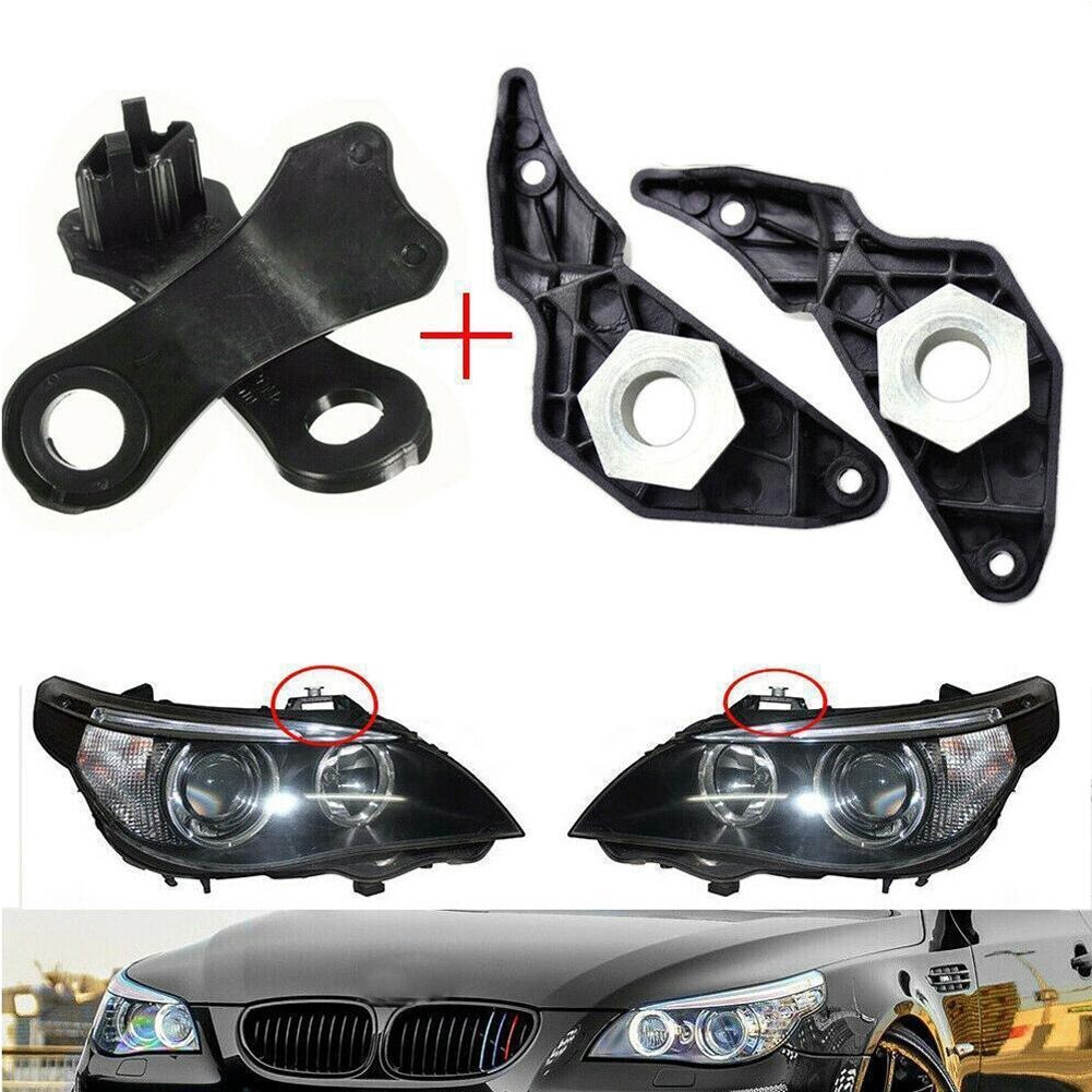 High Grade Headlight Mounting Brackets for BMW E60 E61 525i 530i 540i ...