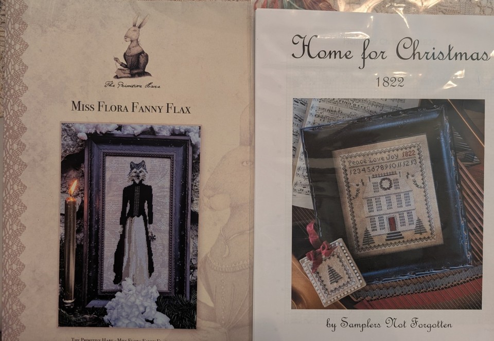 Lot of 20 Items From Kitten Stitcher 2024 Cross Stitch Advent Box + Box ...