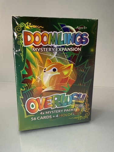 Doomlings Overlush Mystery Expansion Box w/ 56 Cards & 4 Holofoils ...