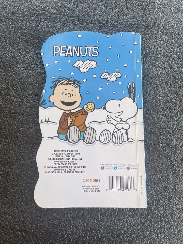 Childrens Board Book - “Peanuts Snow Day ” | eBay