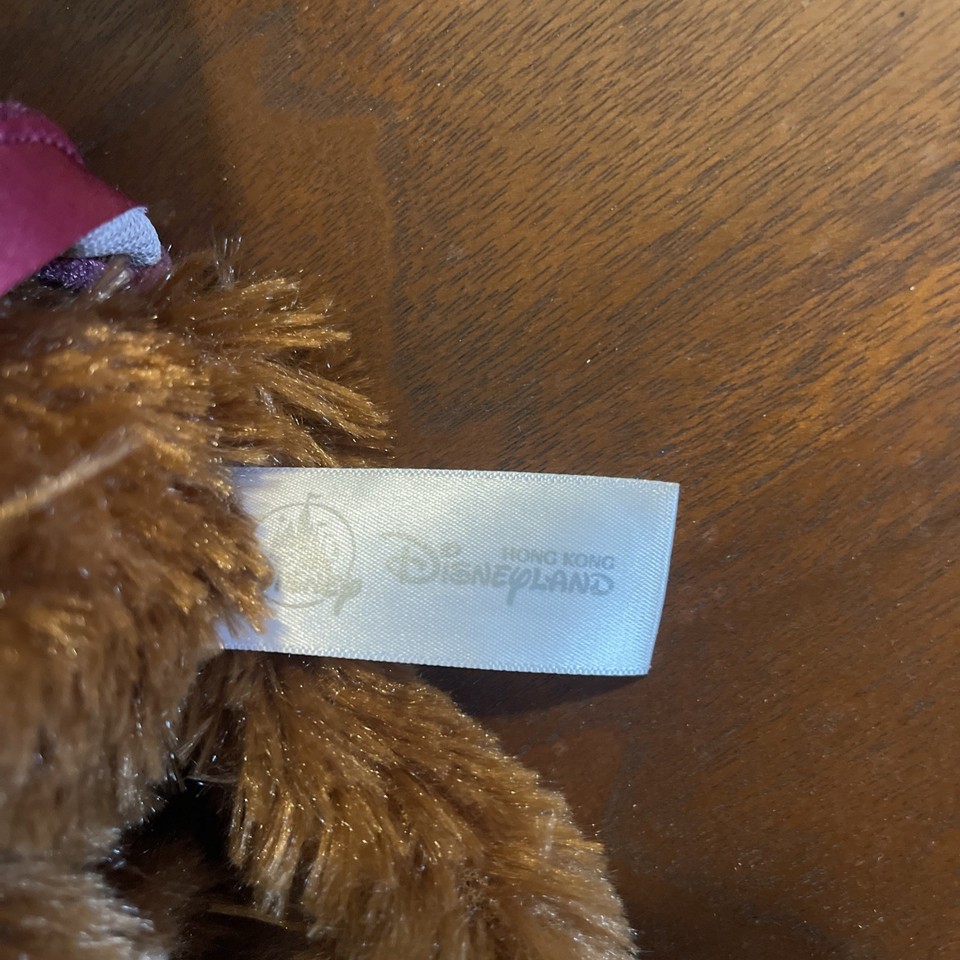 HKDL Hong Kong Disney Limited Resort Mystic Manor Monkey Albert Plush ...