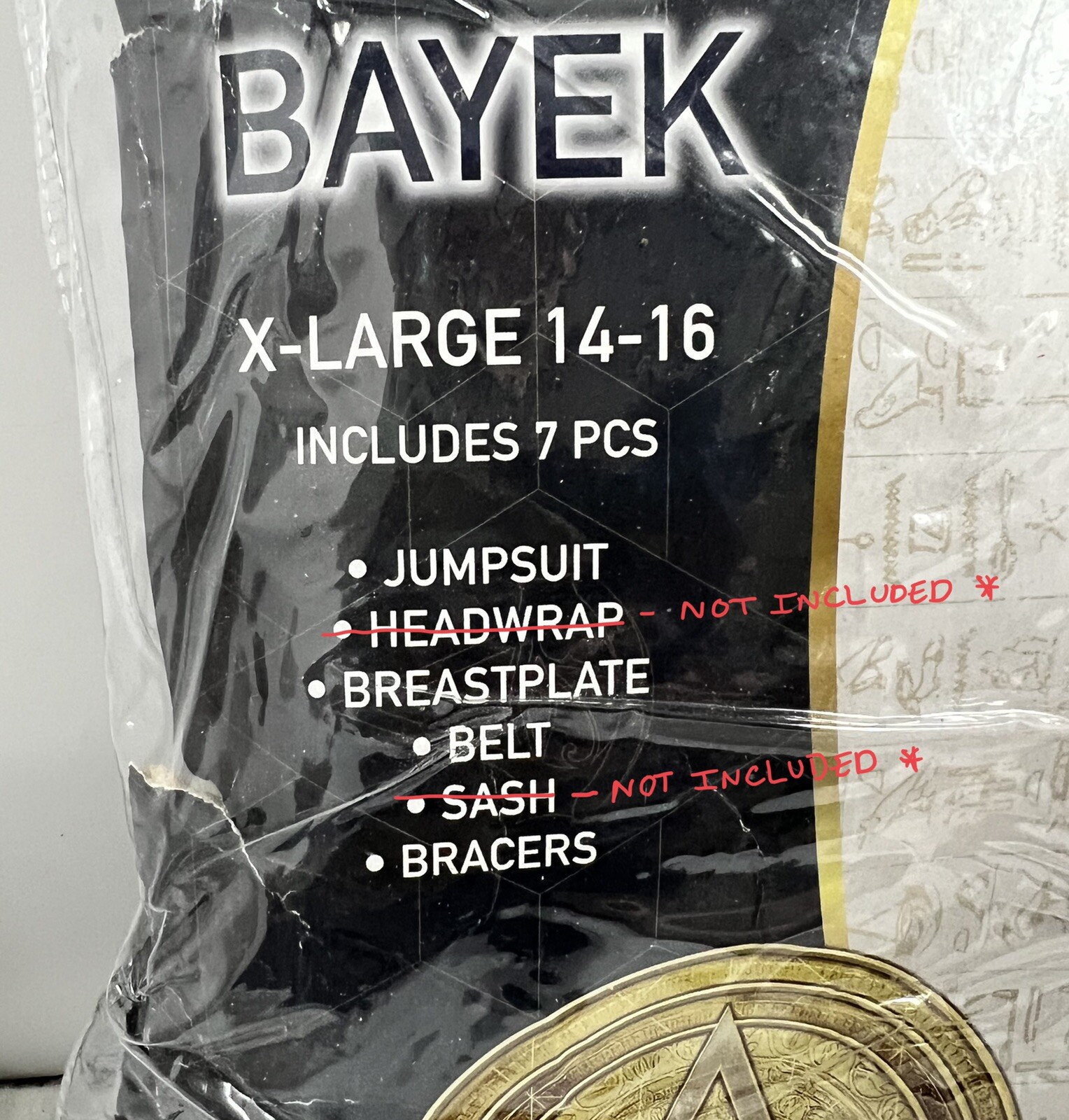 Bayek Costume for Boy, Assassin's Creed Not All Acces… - Gem