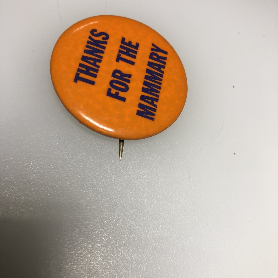 1966 Hippie Counter Culture Peace Love Thanks For Vintage Button Pin ...