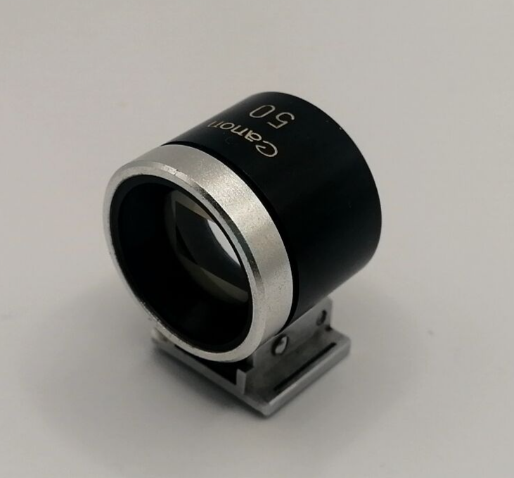 🎦VIDEO👀[N MINT] Canon 50mm Viewfinder View Finder for Rangefinder From ...