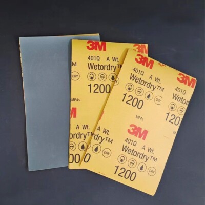 3M WETorDRY Abrasive Sheet 401Q 1200 Grit Sandpaper (50 Sheets/PACK) | eBay