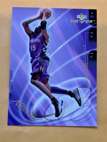 VINCE CARTER RAPTORS 2001 UD MVP AIRBORNE INSERT NBA CARD A2 COMBINED S ...