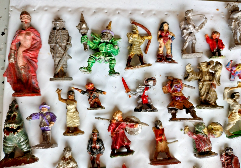 Lot of 100+ Vintage Metal Fantasy Miniatures – Ral Partha Grenadier ...