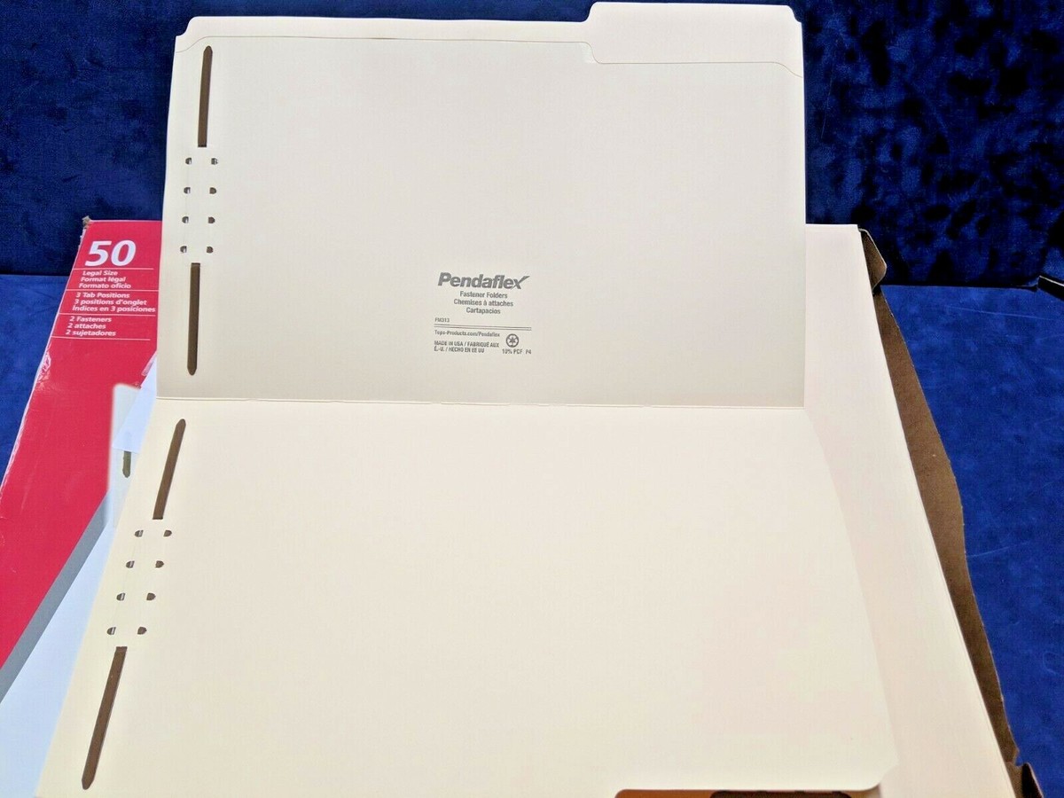 Pack Of Pendaflex File Folder Bundle - 100 Manila Folders & 25 Hanging ...