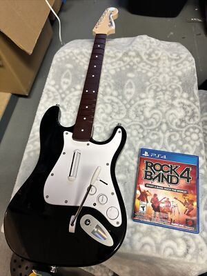 Rock Band 4 PS4 Stratocaster Fender Wireless Guitar Model 91261 ...