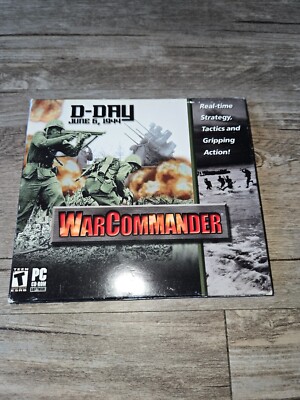 D-Day WarCommander War Commander PC Computer Game CD-ROM Disc | eBay
