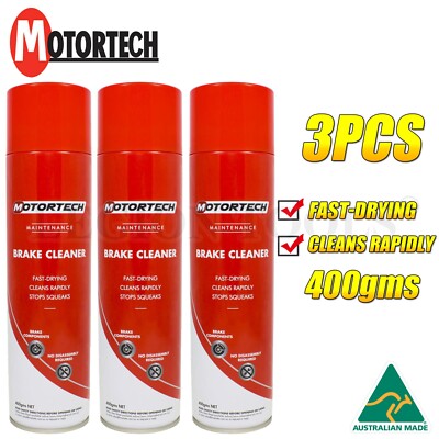 3PCS Motortech Brake Cleaner Aerosol Spray 400g MT200 | eBay