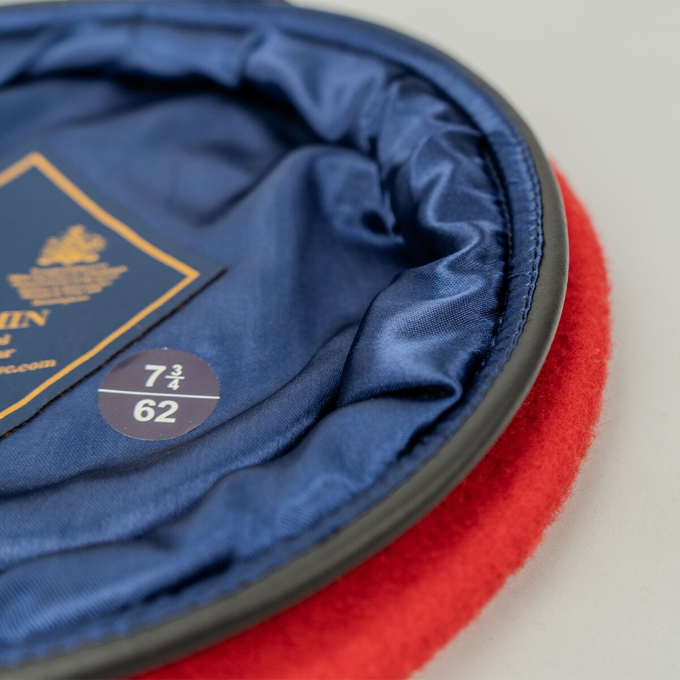 British Wool Beret Royal Military Police (MP) - Red RMP 100% Army Cap ...