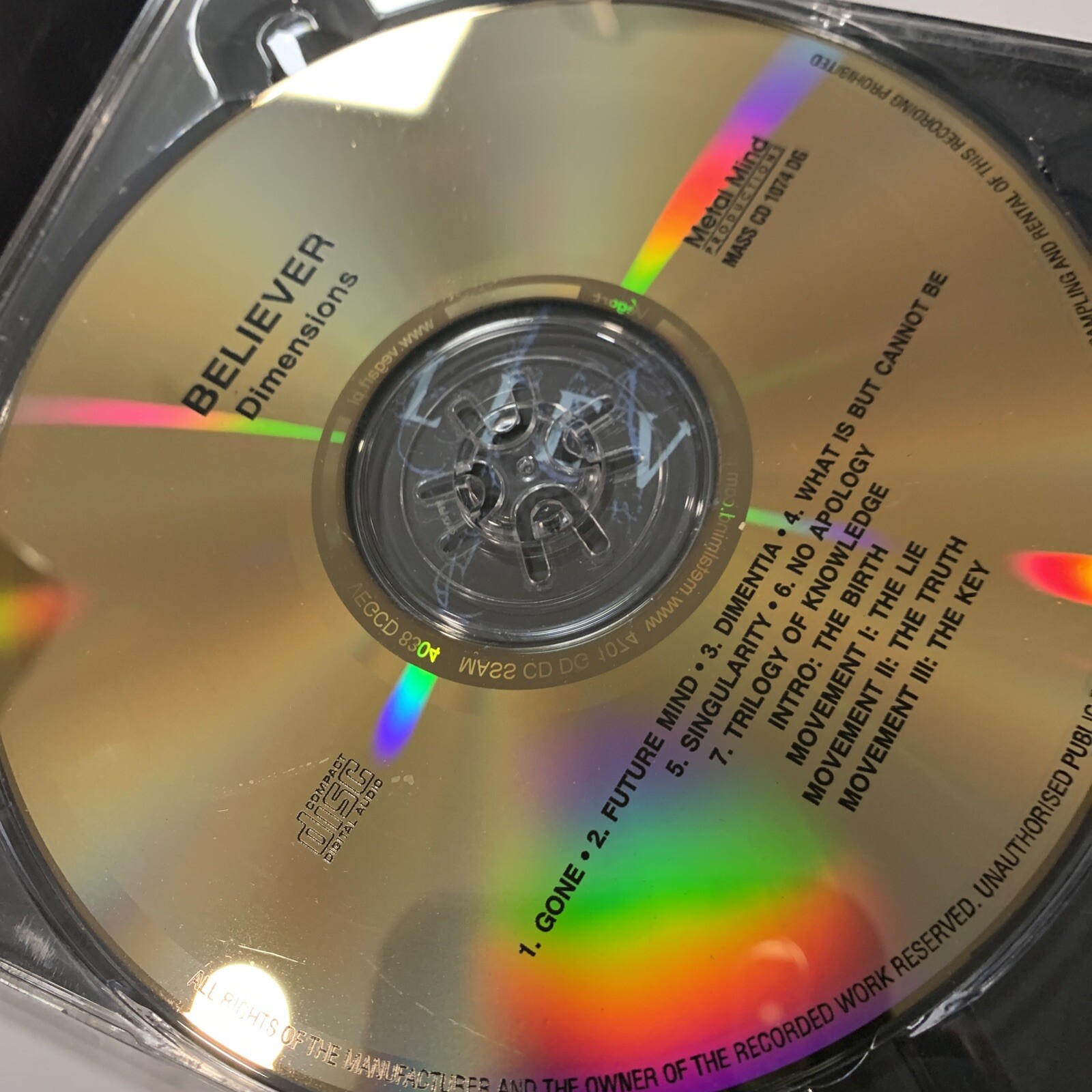 Believer - Dimensions [Digipak] CD 2008 Metal Mind - MASS CD 1074 DG ...