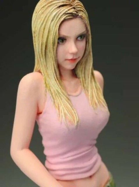 1 20 Scale Resin Model Kit Action Figures Locomotive Girl GK R55 for ...