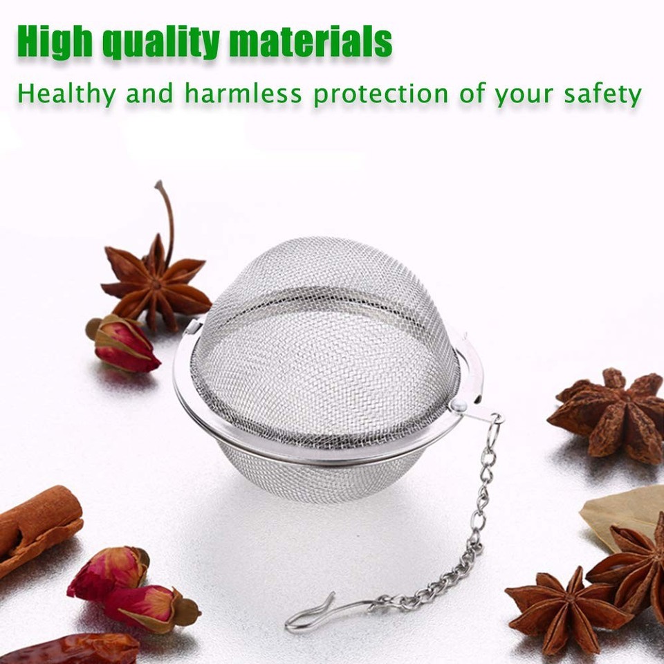 Tea Steeper, 2Pcs Mesh Tea Infuser Premium Tea Filter Tea Interval ...