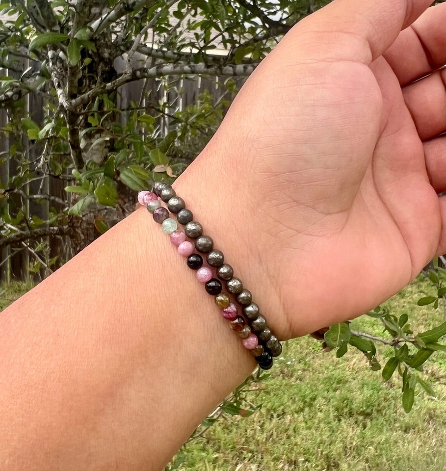 4mm Pyrite Bracelet For Men, Chakra Bracelet For Women, Bracelet For ...