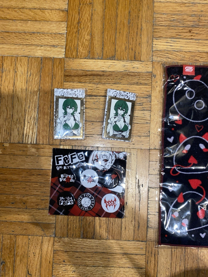 GamerSupps Lot Bundle Pins Buttons Towel Keychain Fingerboard | eBay