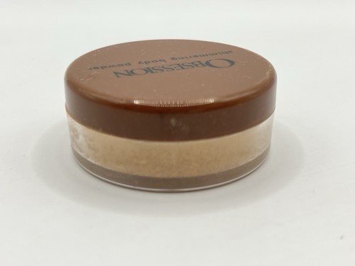 Calvin Klein Obsession SHIMMERING BRONZE BODY POWDER .35oz Jar Vintage ...