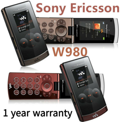 Original Sony Ericsson W980 W980i Bluetooth 3G Unlocked Classic Mobile ...