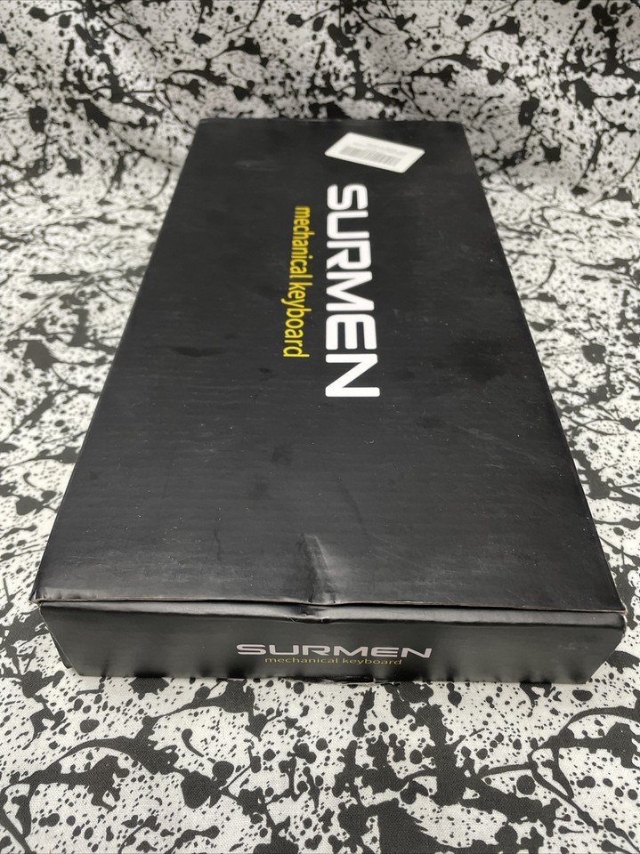 SURMEN Mechanical Gaming Keyboard Lighted Japanese Sun Black GS61 Wired ...