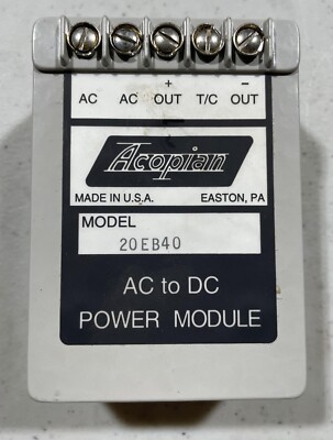 DC Power Supplies - Acopian Ac To Dc Power Module