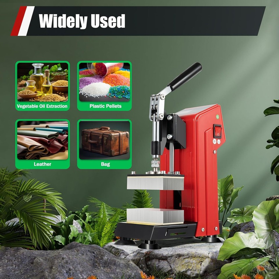 Heat Press Machine 900W Mini Manual Heat Presser Heavy Duty Hot Press ...