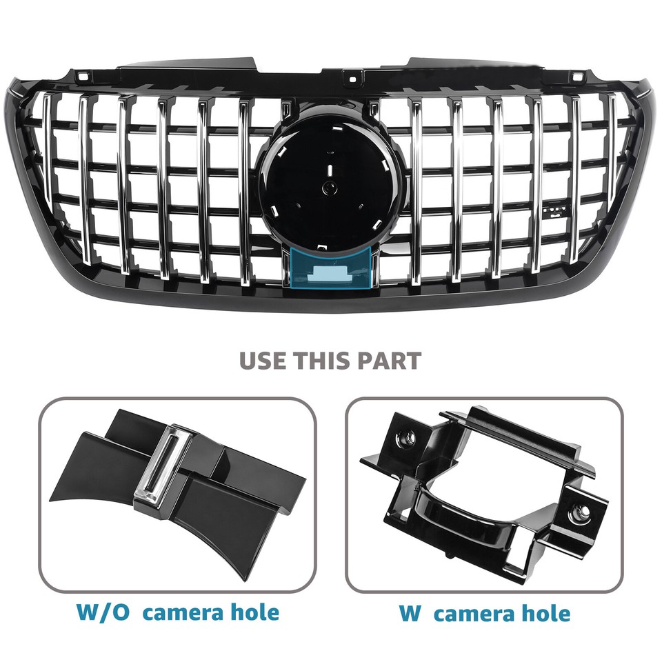 For 2018- Mercedes Benz Sprinter Front Grille 1500 2500 3500 W907 W910 ...