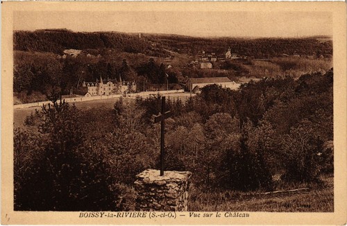 CPA Boissy la Riviere Vue sur le Chateau FRANCE (1371732) | eBay