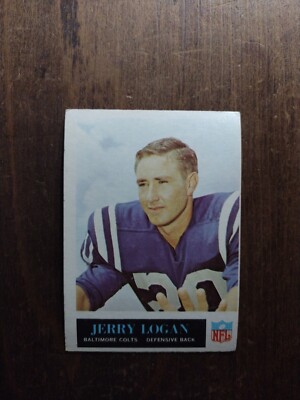 1965 Philadelphia #5 Jerry Logan Baltimore Colts No Creases EX | eBay