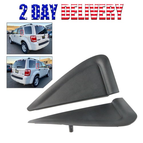 Pair Rear Left + Right Applique Window Trim Panel For 08-12 Ford Escape ...