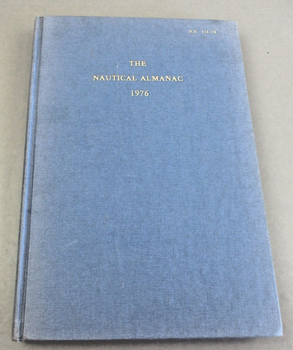 The Nautical Almanac 1976 - (1974) - Hardcover Vintage HMSO | eBay